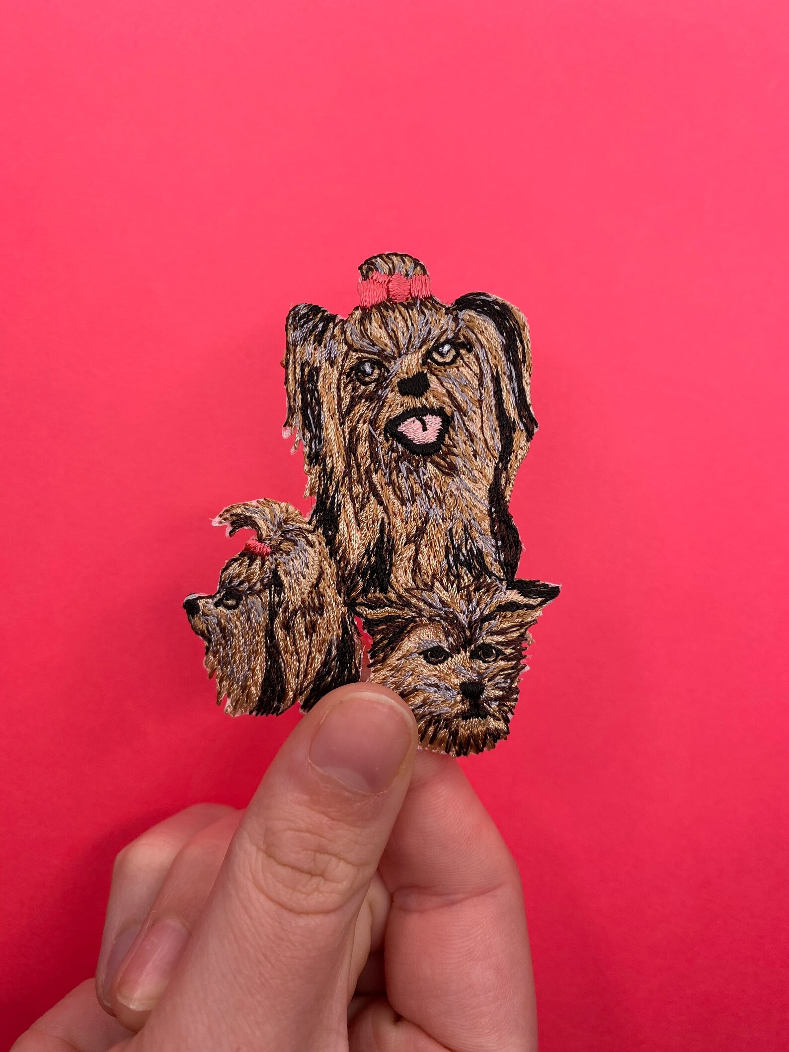 Yorkie Dog Patch - Etsy