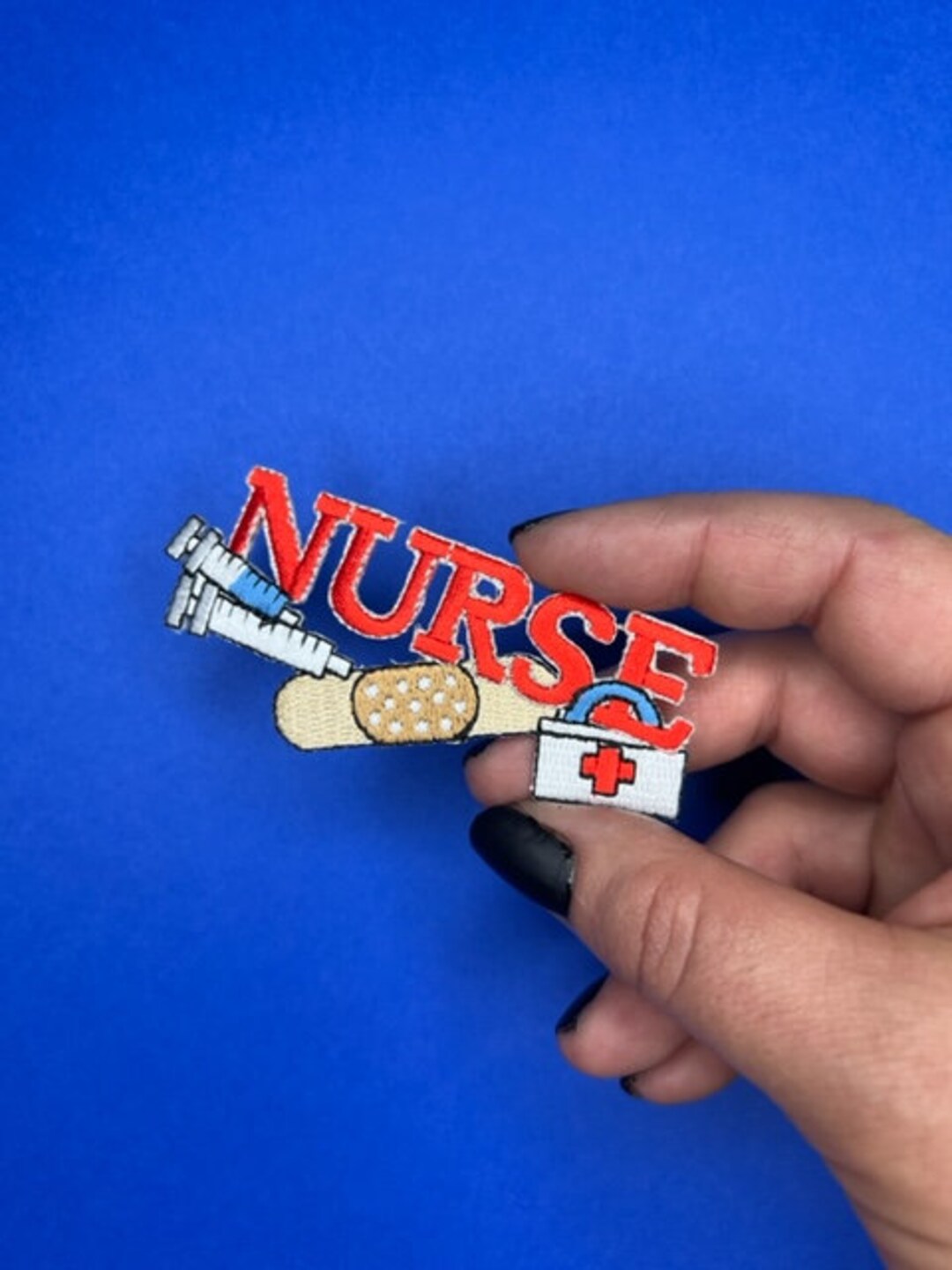 Nurse Patch Iron on Applique - Etsy