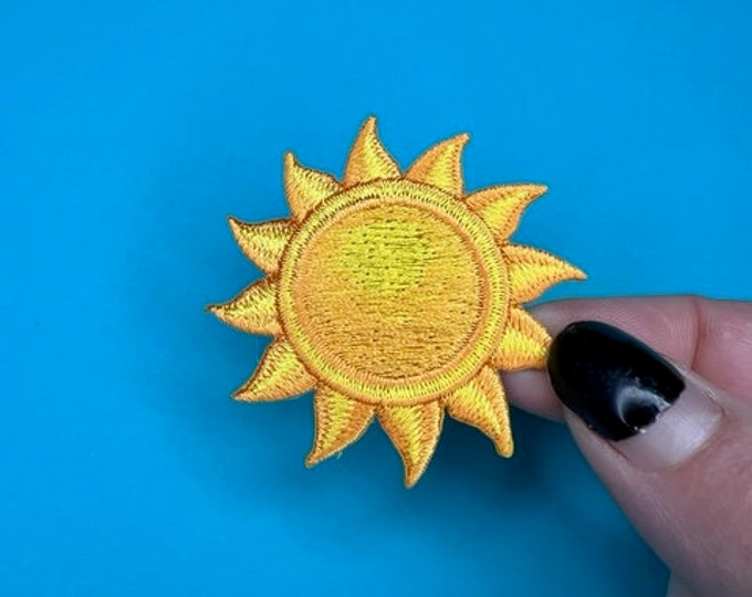 Sunshine Patch - Iron on - Applique - Full Sun - Summer - Etsy