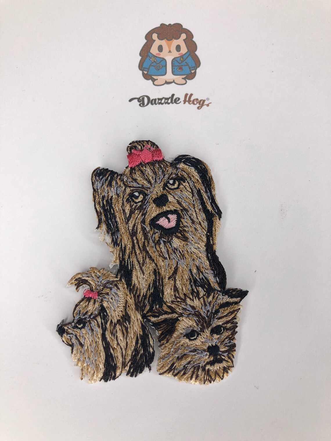 Yorkie Dog Patch - Etsy