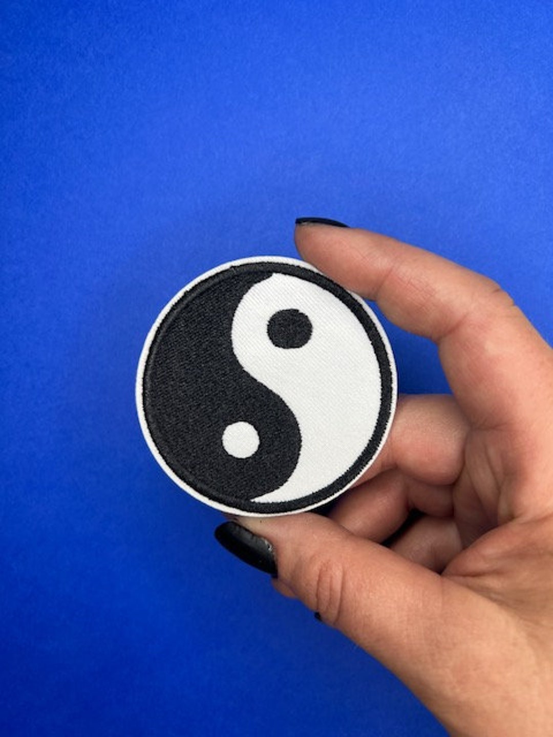 Large Yin Yang Patch - Iron on - Applique - Etsy