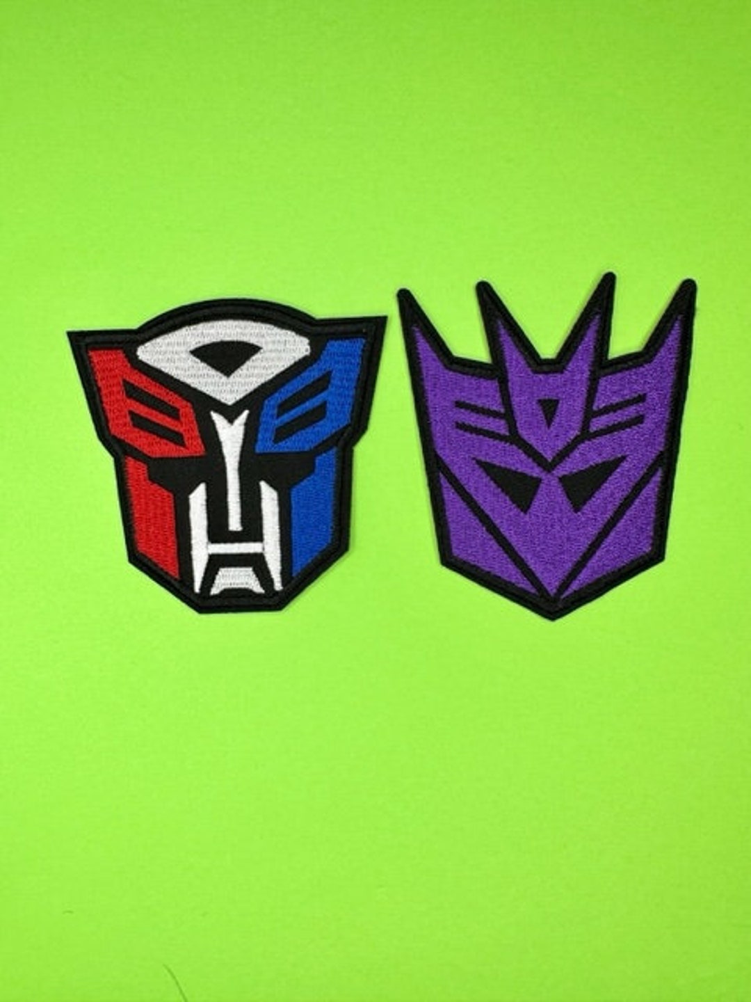 Transformers Patch Set of 2 - Iron on - Applique - Etsy