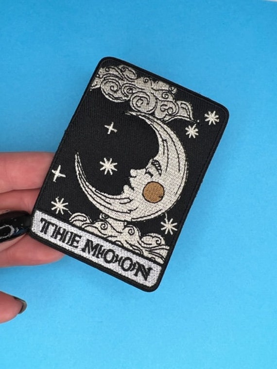 The Moon Tarot Patch Iron on Applique - Etsy