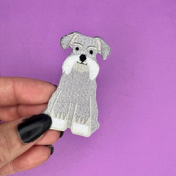 Schnauzer Patch - Etsy