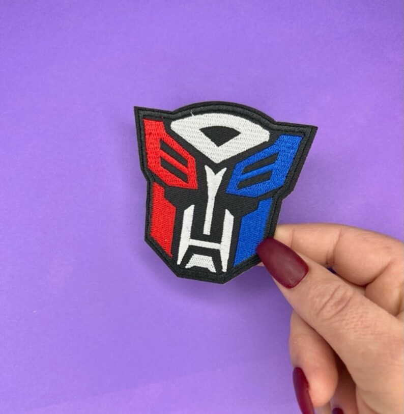 Transformers Patch Iron on Autobot Applique 80's - Etsy