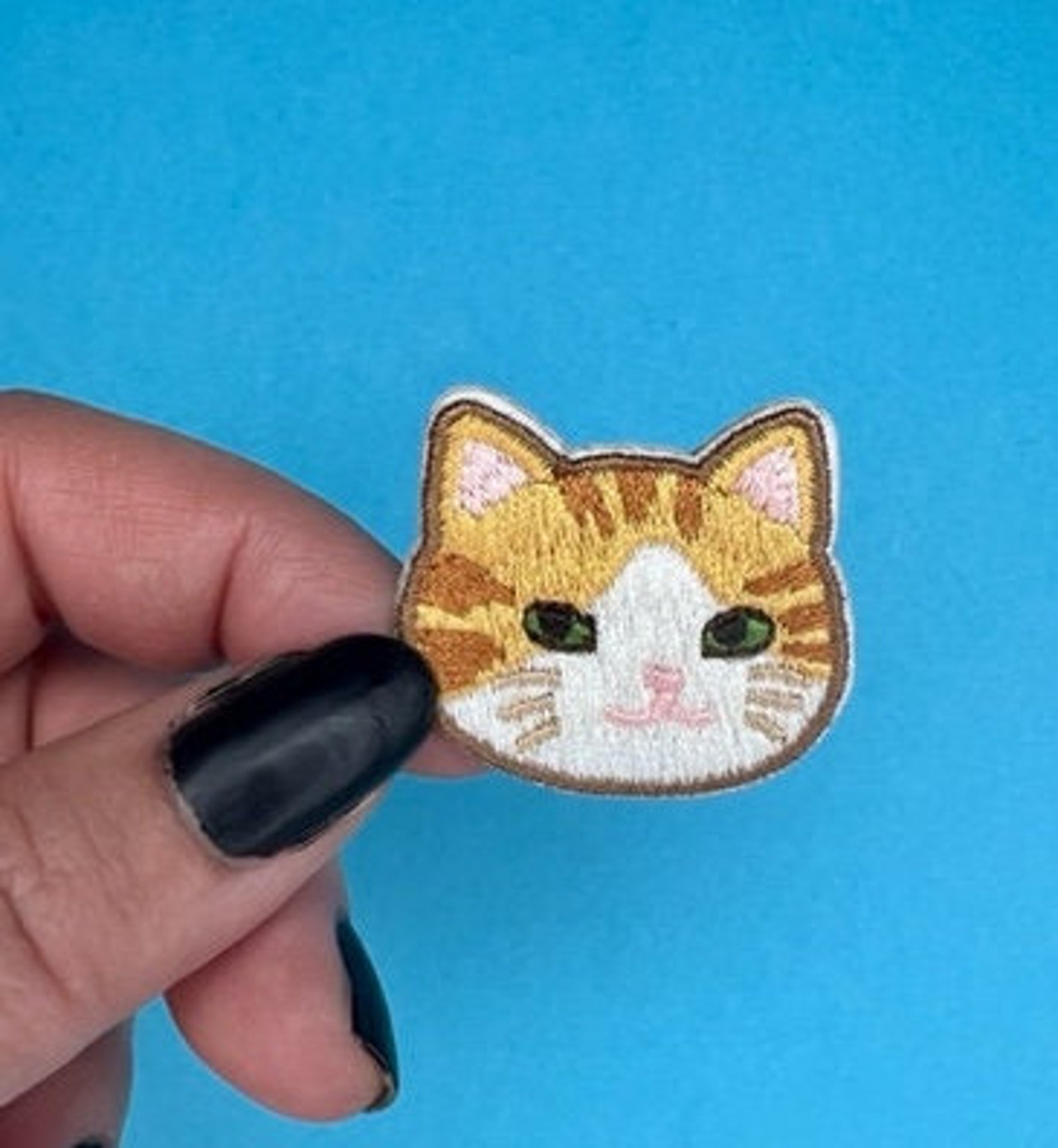 Cute Cat Face Patches Kitty Iron on Applique - Etsy