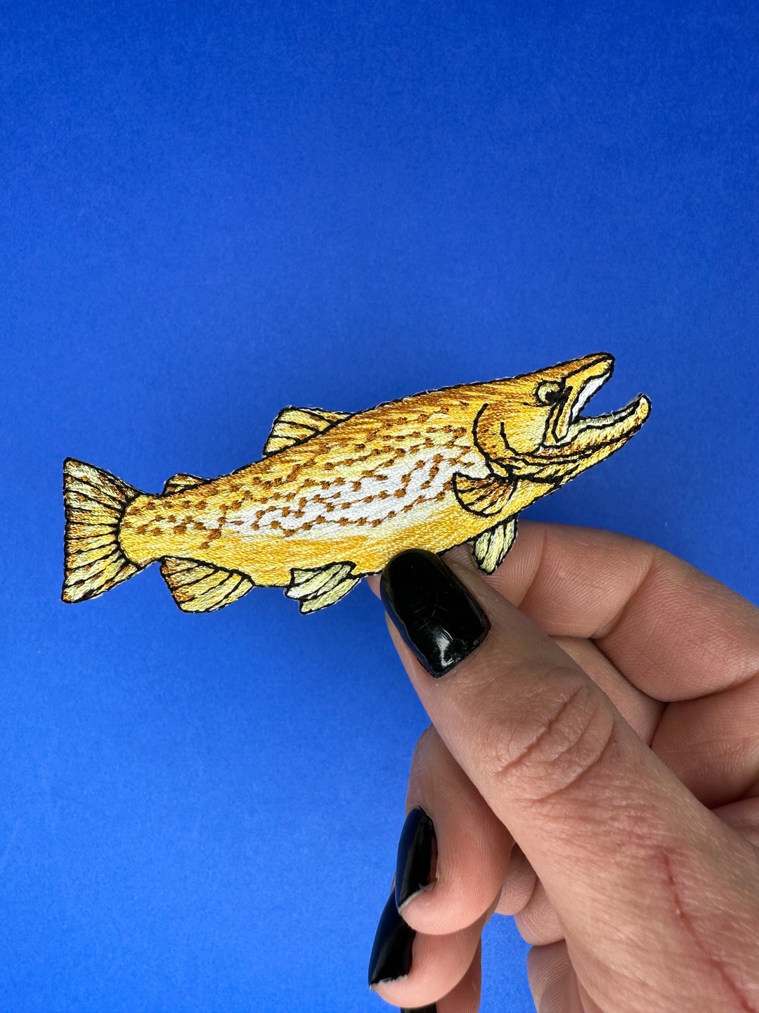 Golden Trout Fish Patch - Iron on - Applique - Etsy