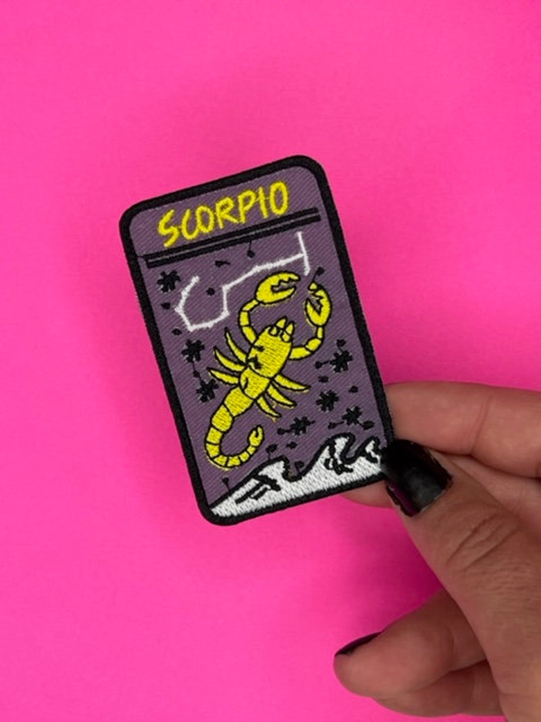 Scorpio Zodiac Sign Patch - Iron on - Applique - Etsy