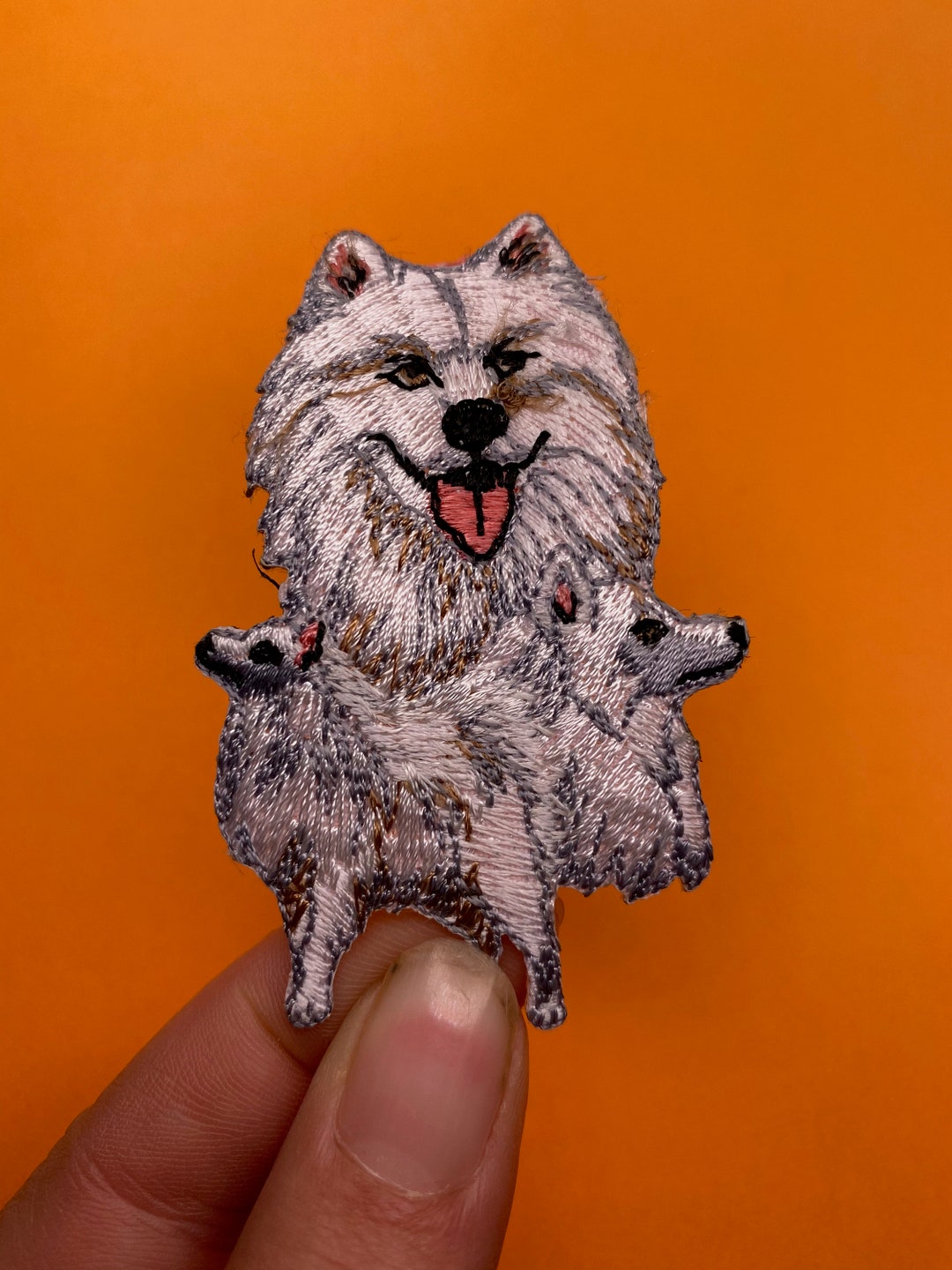 Samoyed Dog Breed Patch/iron on Applique - Etsy