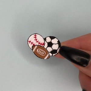 Tiny Sports Balls Patch - Iron on - Applique - Etsy