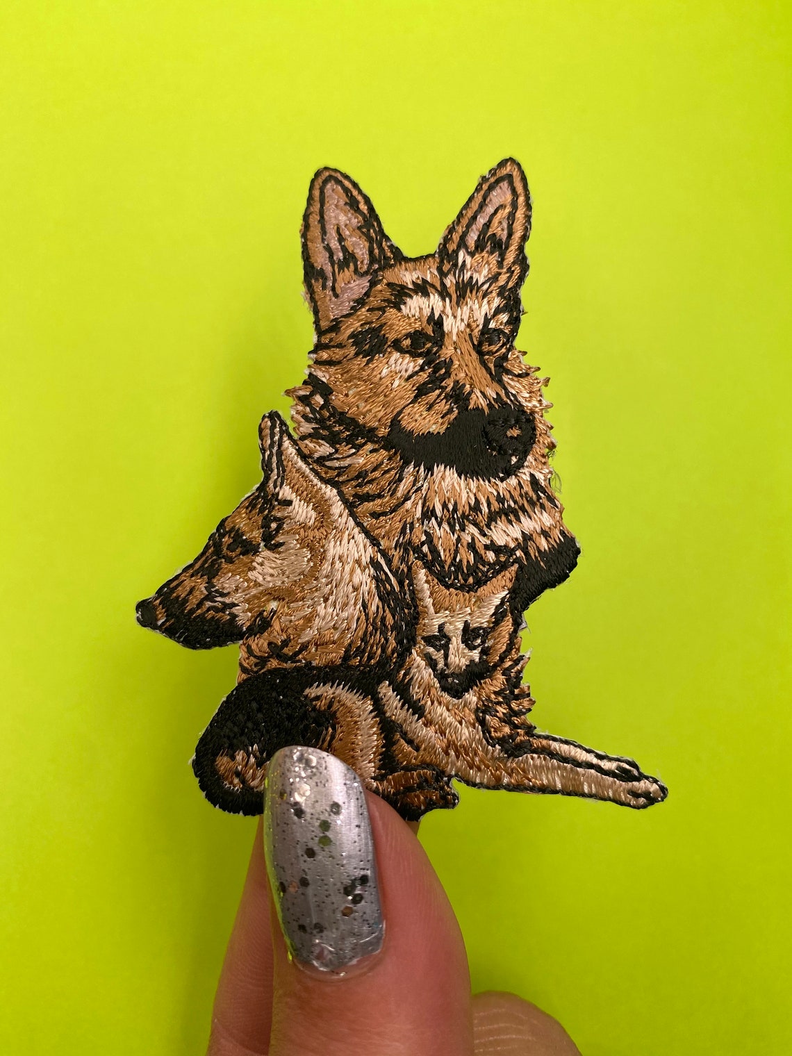 German Shepherd Patch//dog Breed Patch//iron On//sew On - Etsy