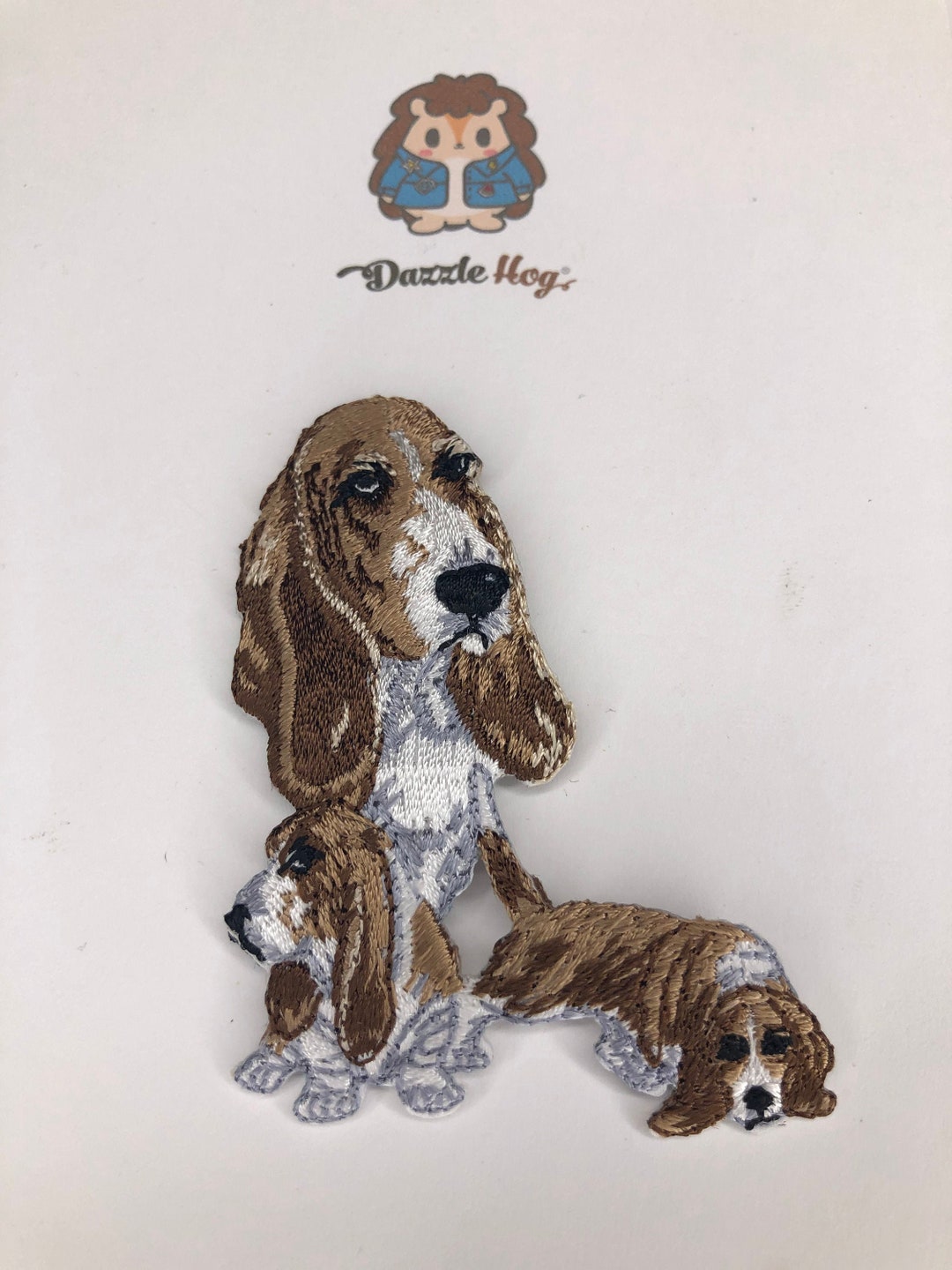 Basset Hound Dog Patch Iron on Applique - Etsy Hong Kong