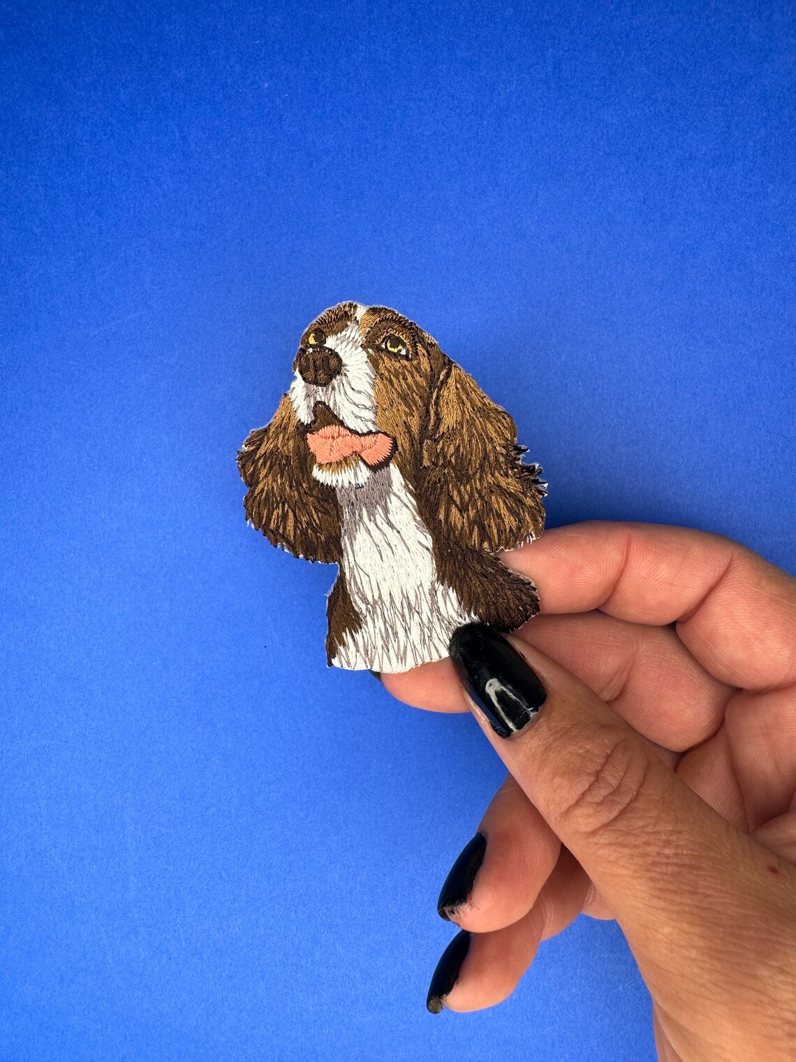 Springer Spaniel Dog Face Patch - Iron on - Applique - Etsy