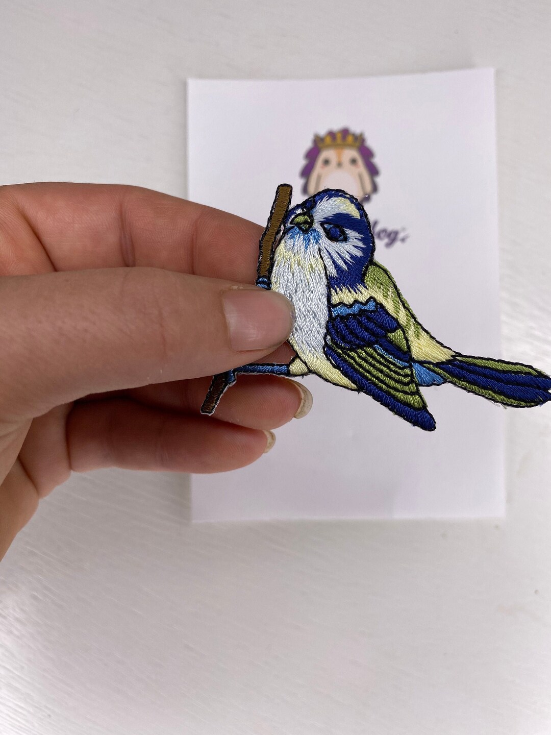 Blue Bird Patch - Blue and Green Tanager - Iron on - Appliqué - Etsy