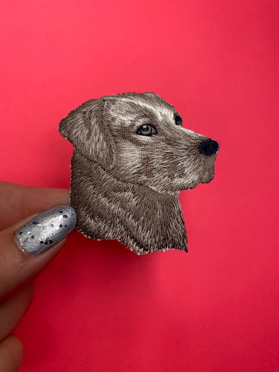 Labrador Patch - Realistic -iron on - Applique - Etsy