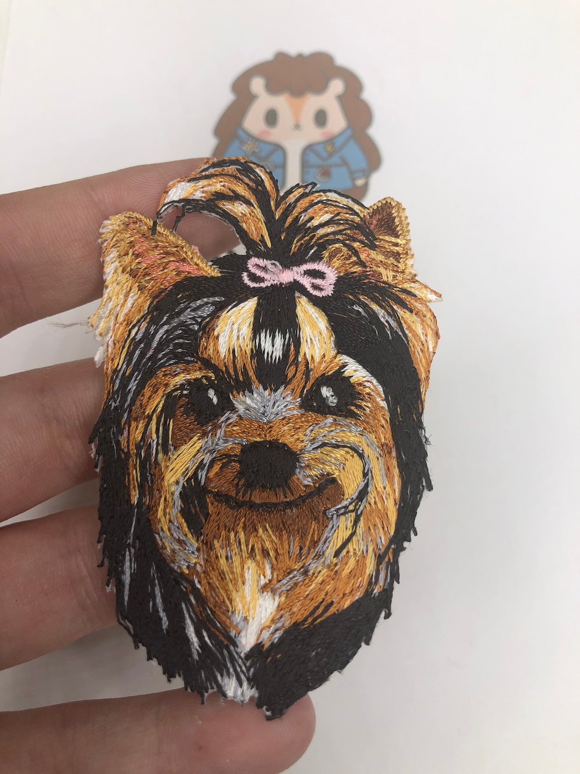 Yorkie Dog Patch Yorkshire Terrier Applique Iron on Dog | Etsy