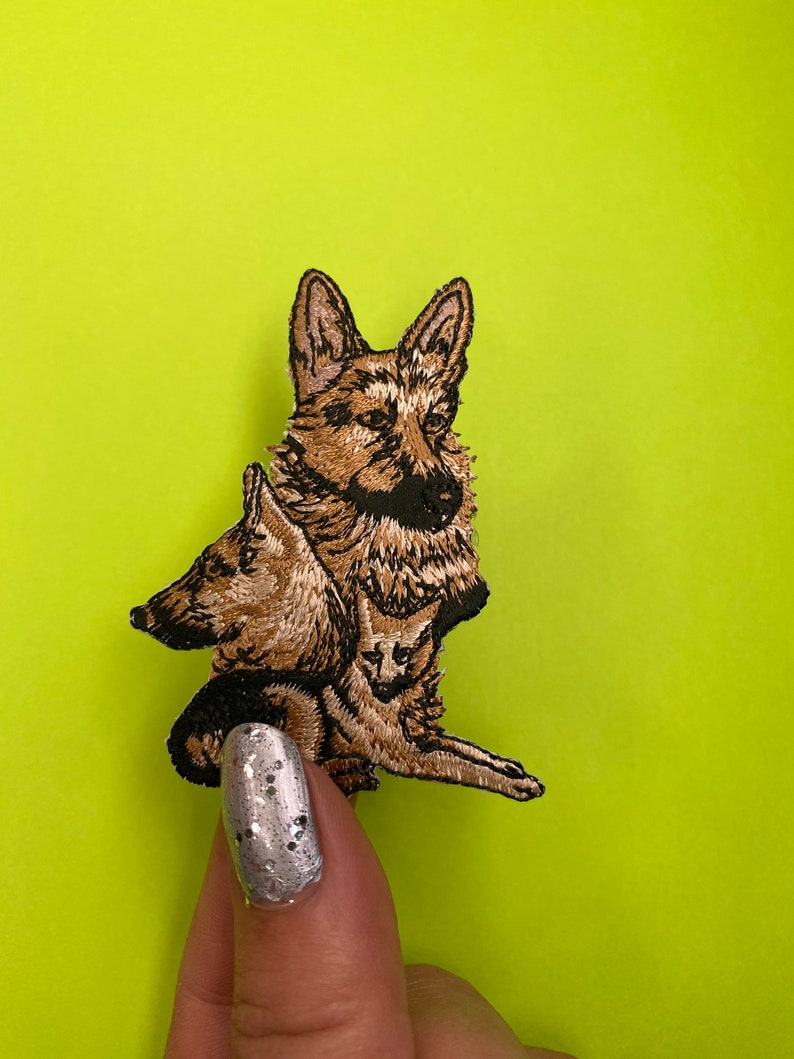 German Shepherd Patch//dog Breed Patch//iron On//sew On - Etsy
