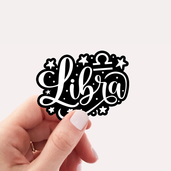 Libra Sticker - Etsy