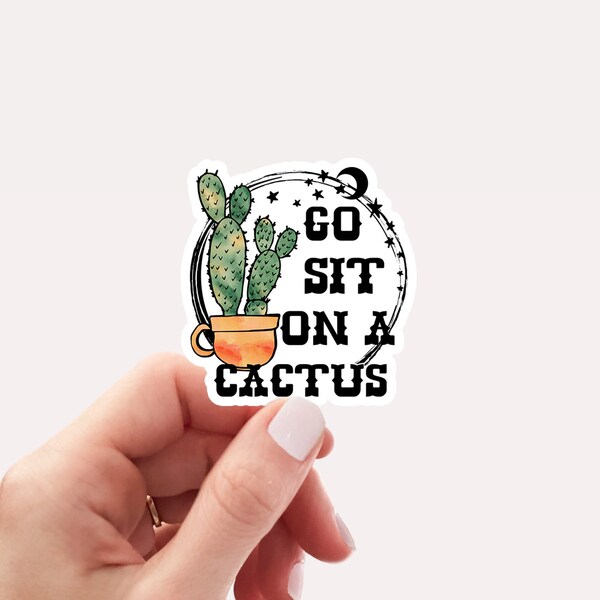 Cactus Stickers - Etsy
