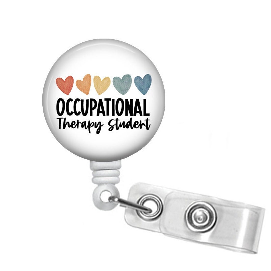 Occupational Therapy Student Badge Reel, OT Student, OT Student Gift ...