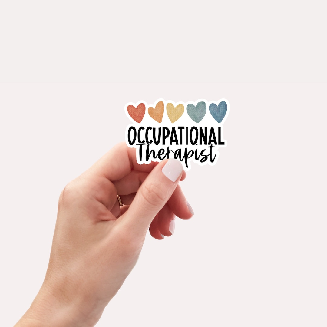 Occupational Therapist Sticker, OT Sticker, Waterproof Vinyl Laptop ...