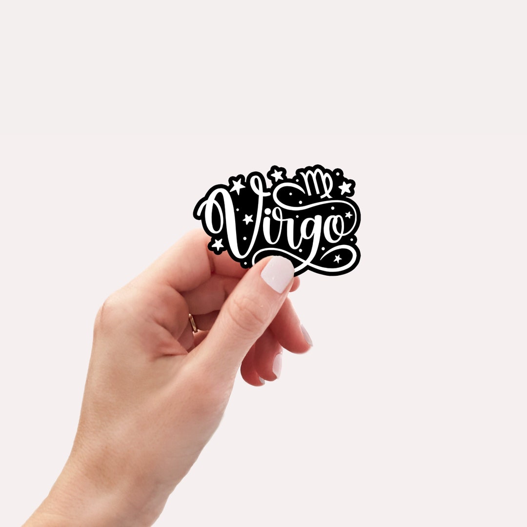 Virgo Sticker Zodiac Stickers Waterproof Vinyl Sticker - Etsy