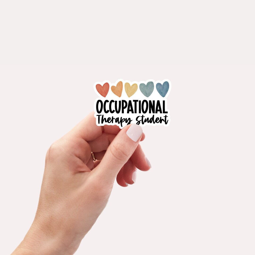 Occupational Therapy Student Sticker OT Student Waterproof - Etsy