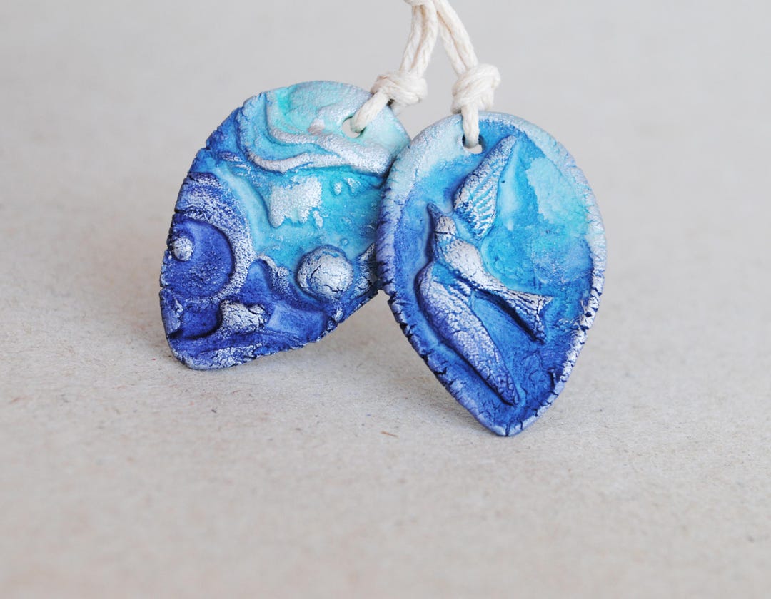 Handmade Ceramics, Jewelry Disc Beads,spring Beads, Ceramic Charms ...