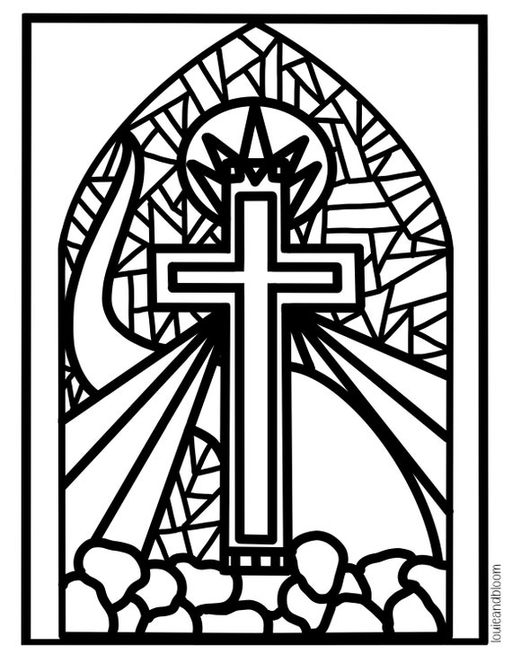 Catholic Coloring Pages Rosary