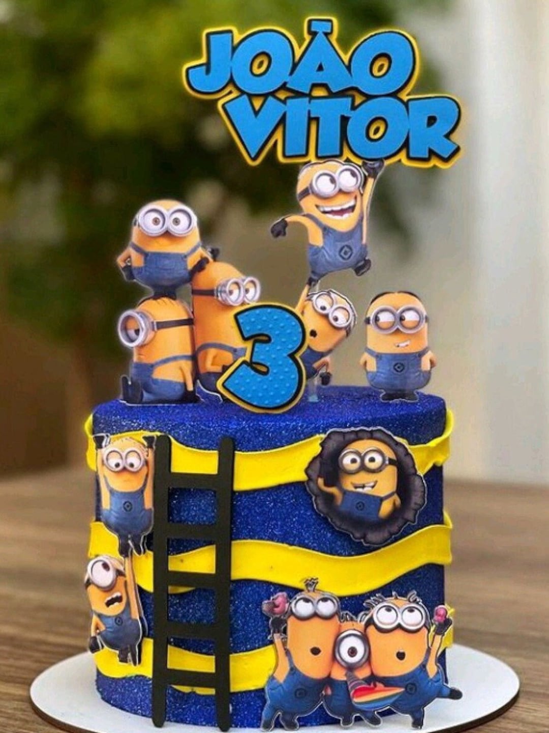 Minion Inspired Cake Topper Minion Birthday Party Minion - Etsy