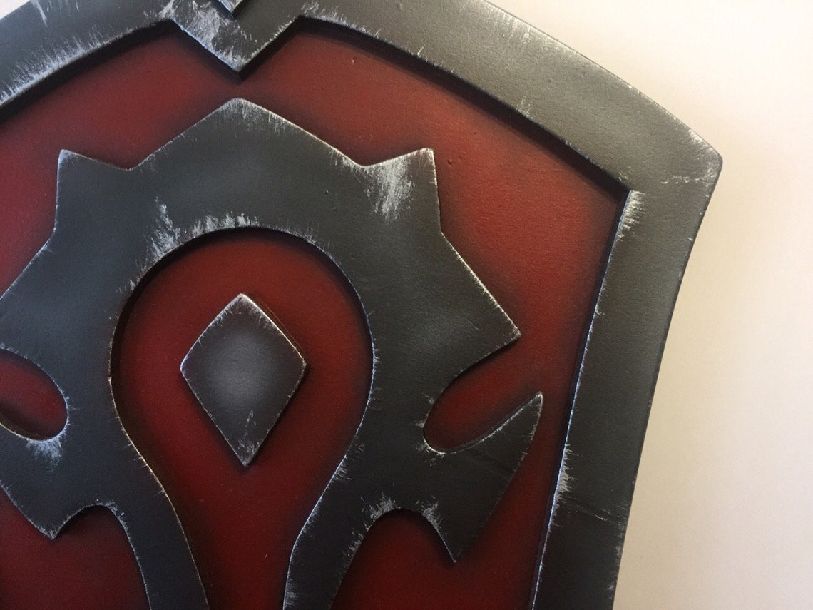 Horde shield inspired by World of Warcraft | Etsy
