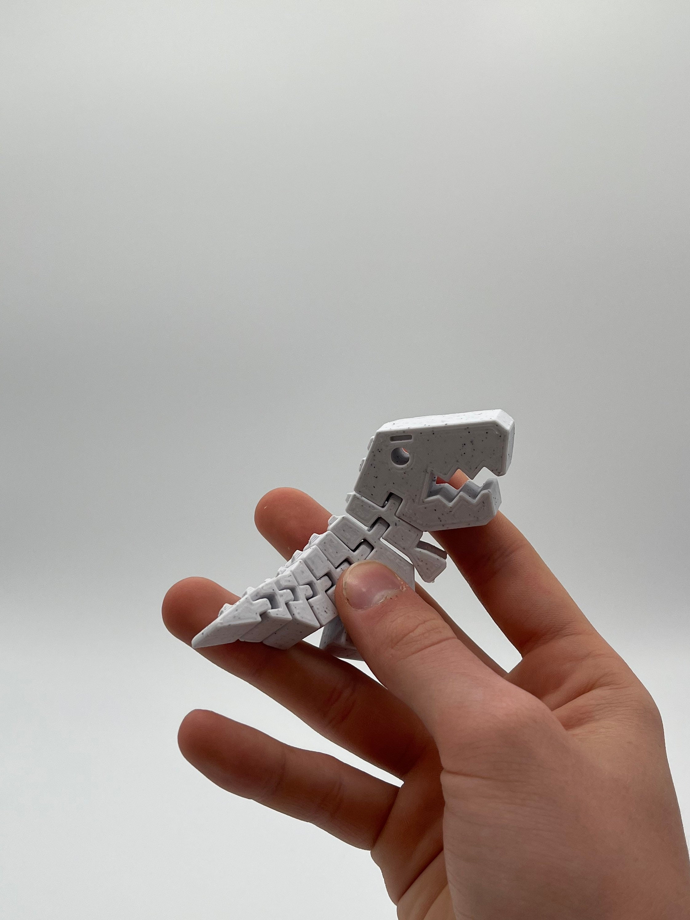 Flexible Articulated T-rex 3D Printed T-rex T-rex Flexi - Etsy