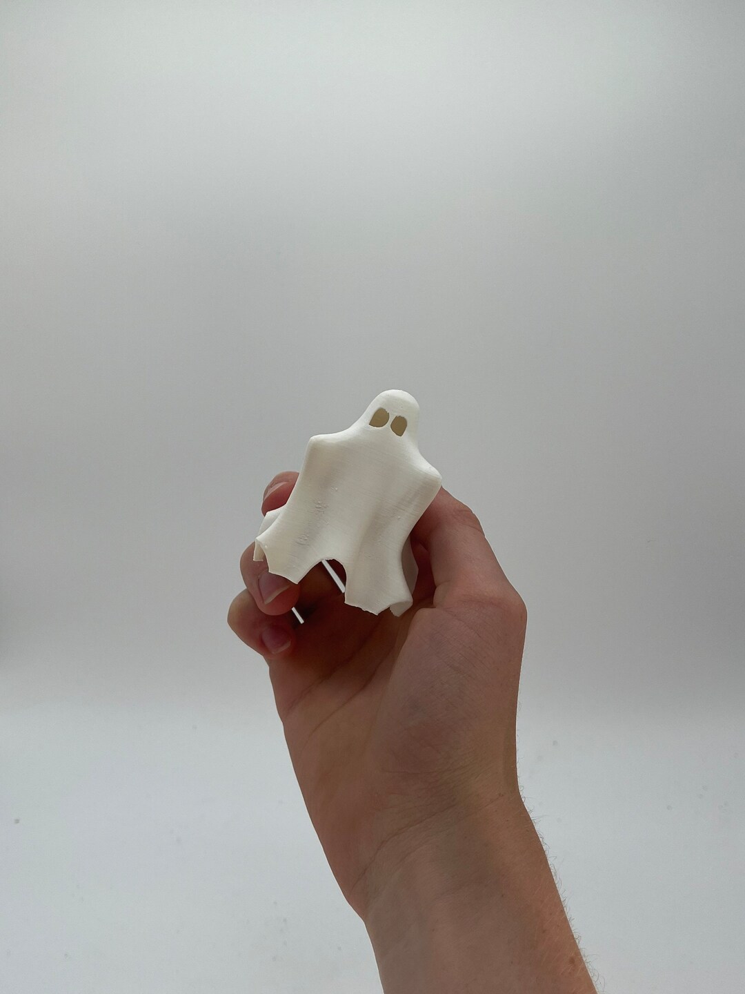 Pocket Ghost Figurine — 3D Printed Halloween Decor and Spooky Desk Toy ...