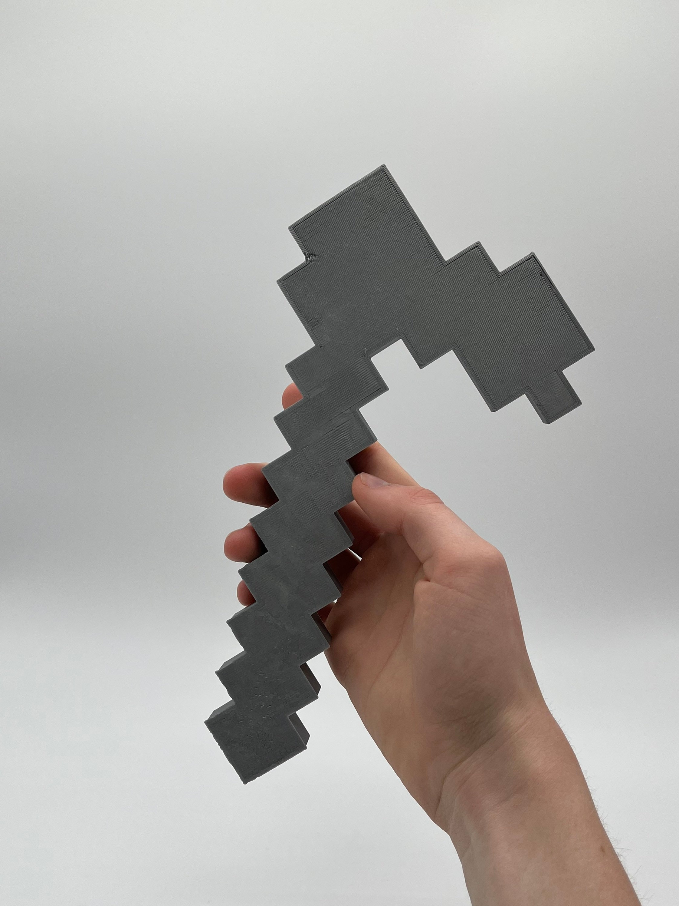 Minecraft Hoe Toy — 3D Printed Gamer Decor and Kids Gift - Etsy