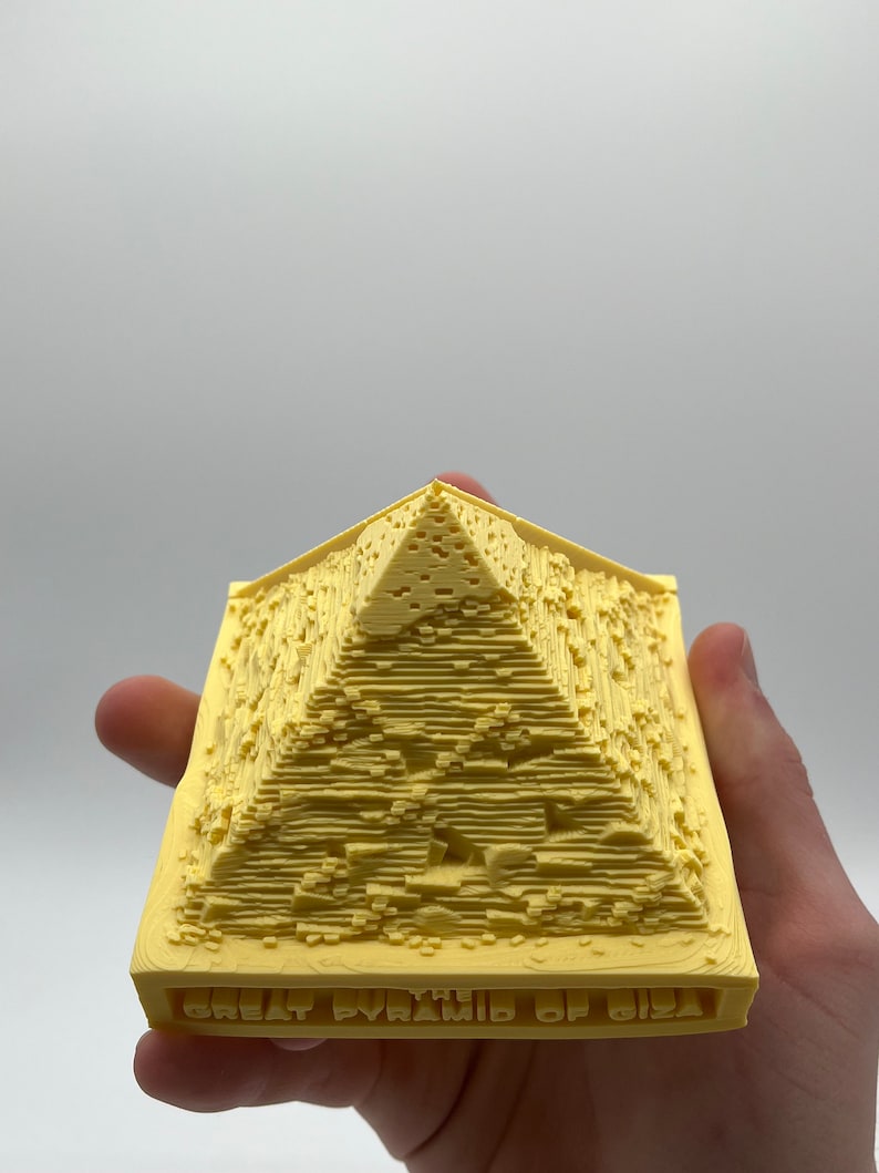 Great Pyramid of Giza Model Handmade 3dmodel Teacher Gift - Etsy