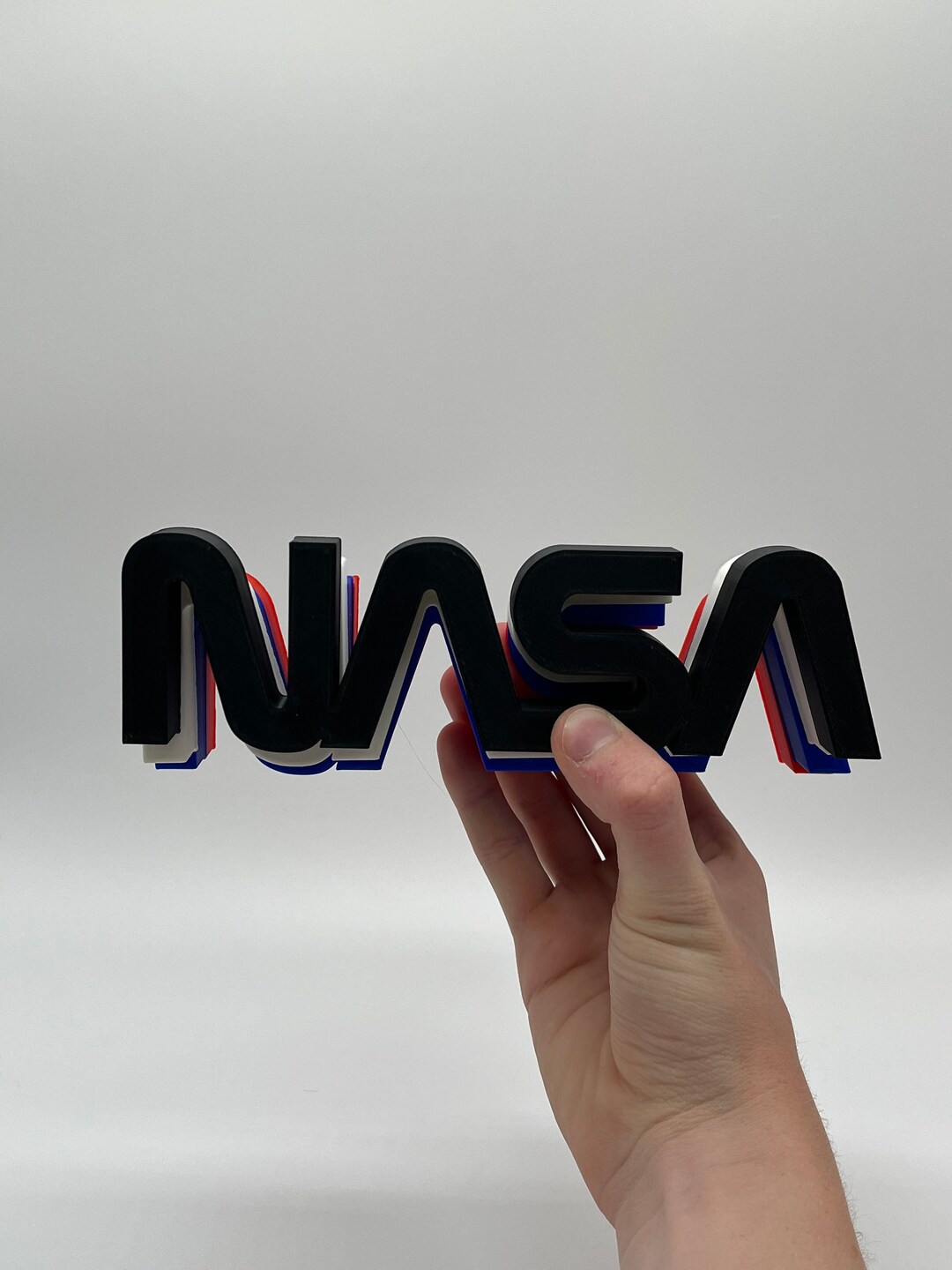 3D Printed NASA Logo — Space Desk Decor and Sci-fi Gift - Etsy