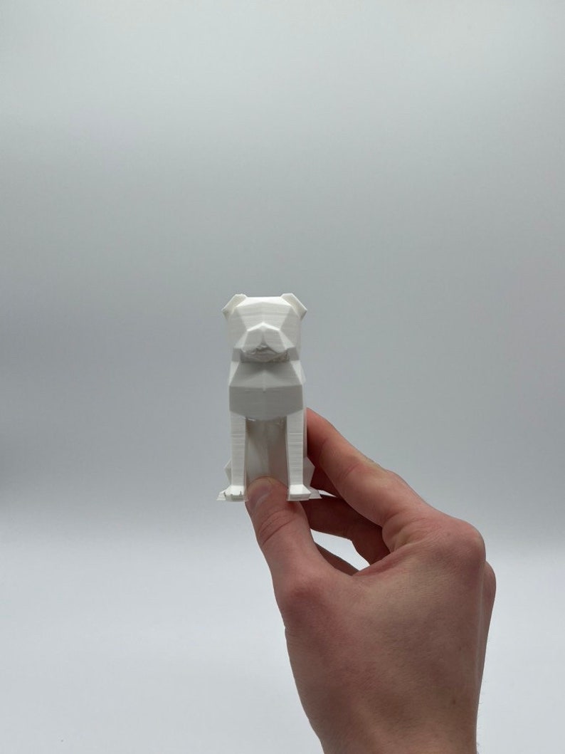 Low Poly Dog Model Handmade Low Poly Dog Model Dog Model - Etsy