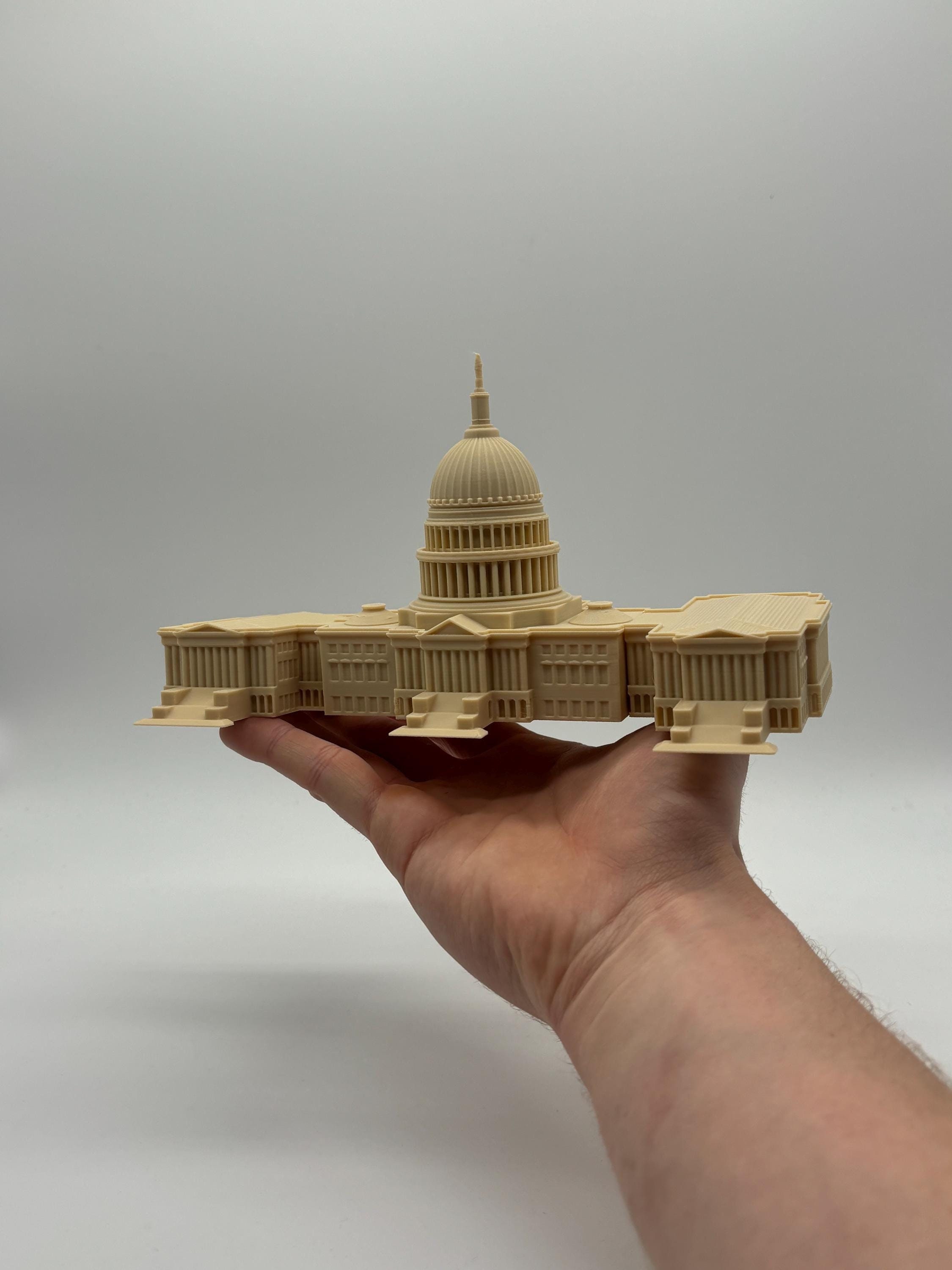 U.S. Capitol 3D Model — Printed Architectural Landmark and Washington ...