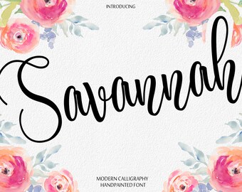 Savannah Calligraphy - Etsy