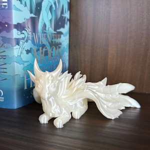 White Dragon Moonplume When the Moon Hatched Inspired Three-d Printed ...