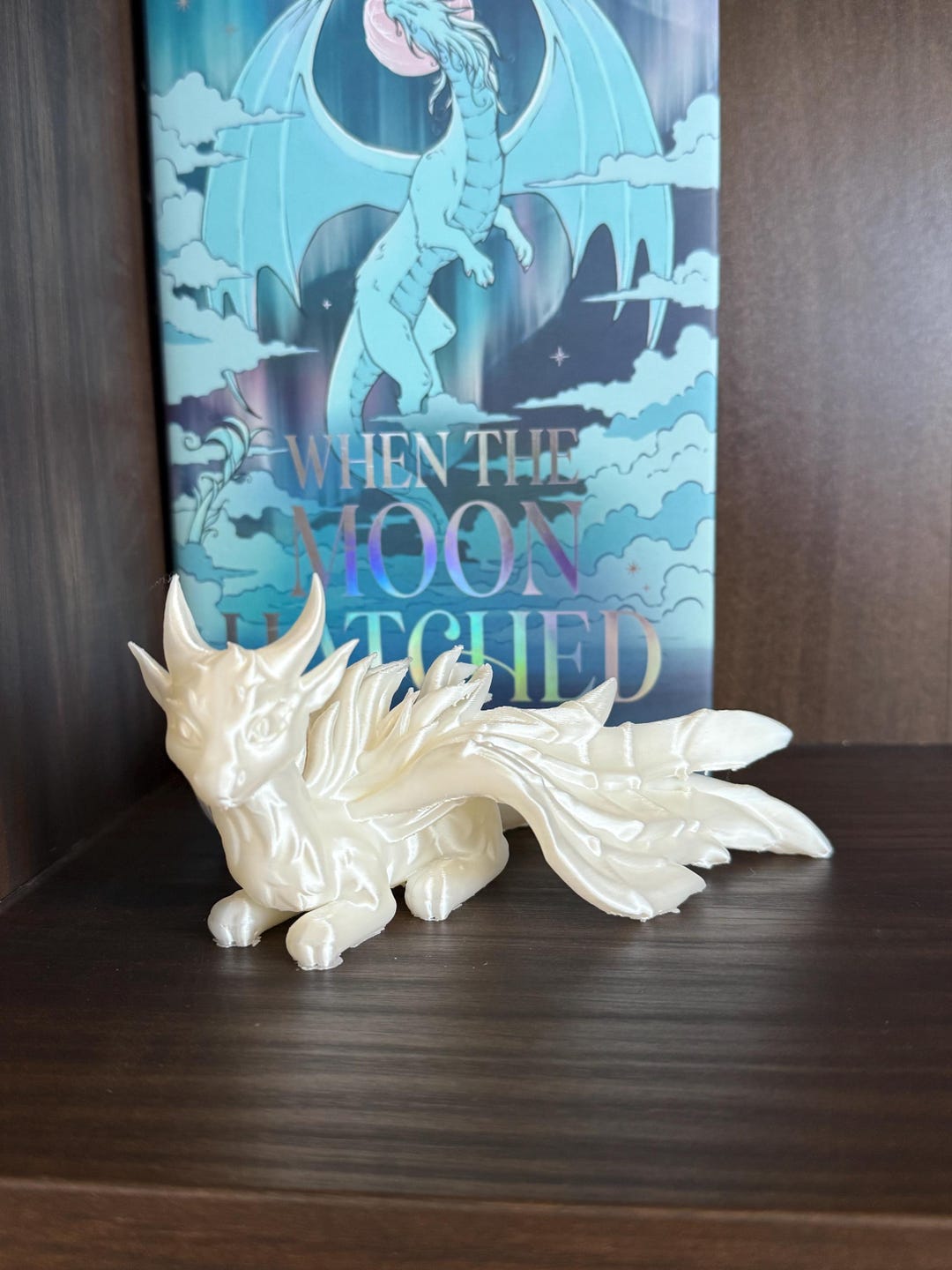 White Dragon Moonplume When the Moon Hatched Inspired Three-d Printed ...