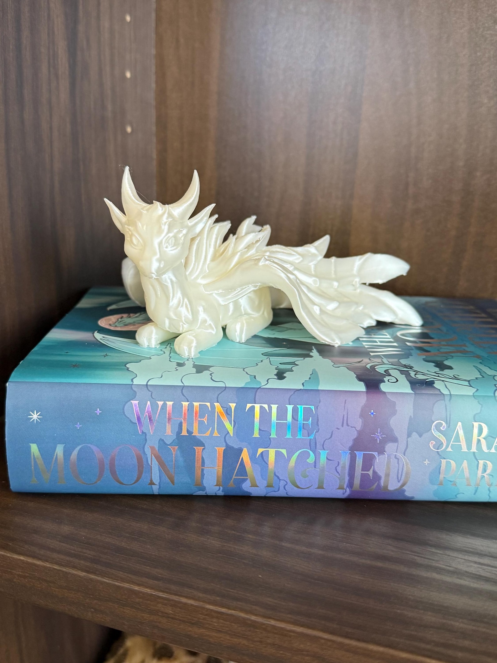 White Dragon Moonplume When the Moon Hatched Inspired Three-d Printed ...
