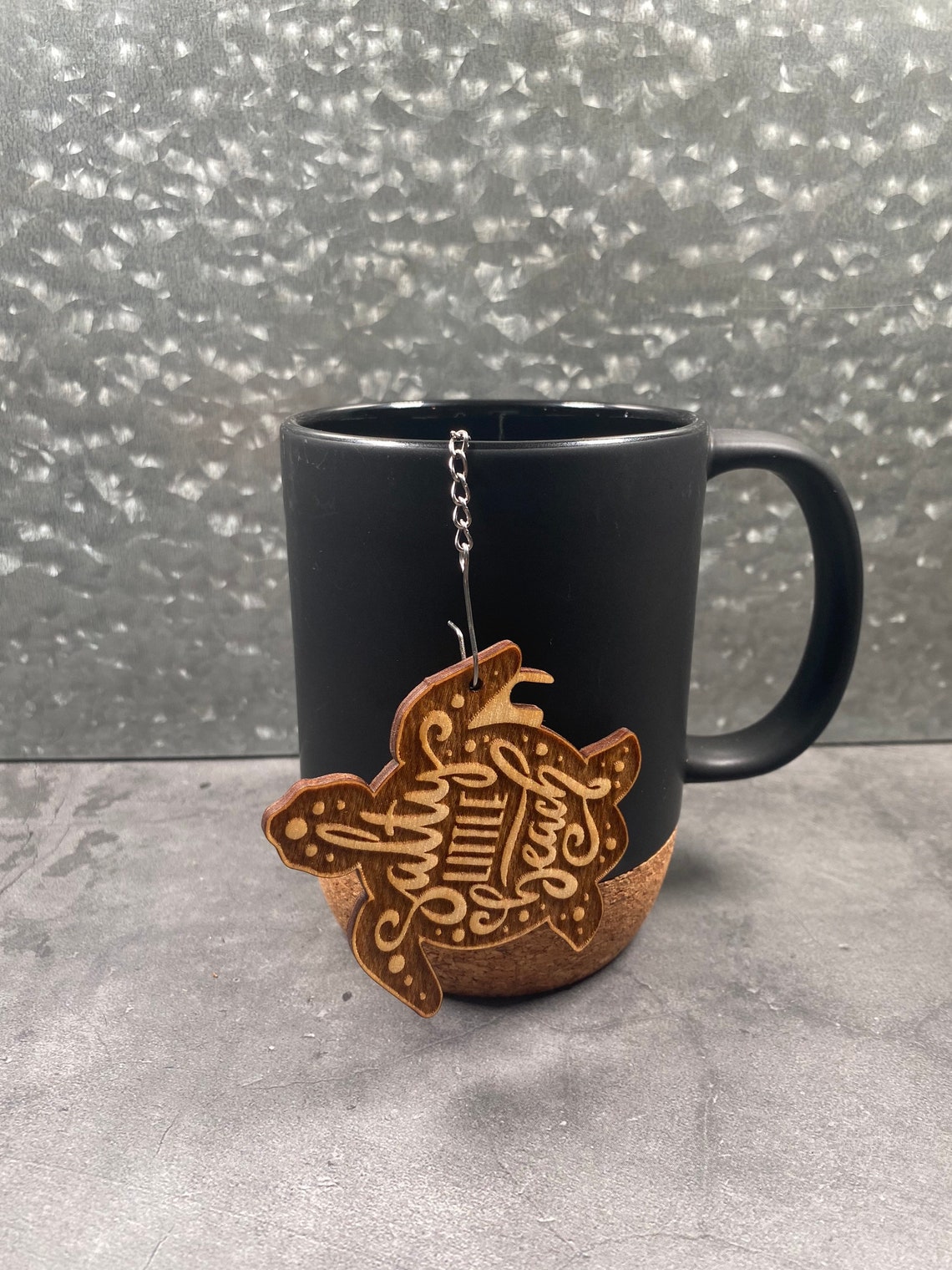 Salty Beach Turtle Inspired Tea Buddy | Etsy