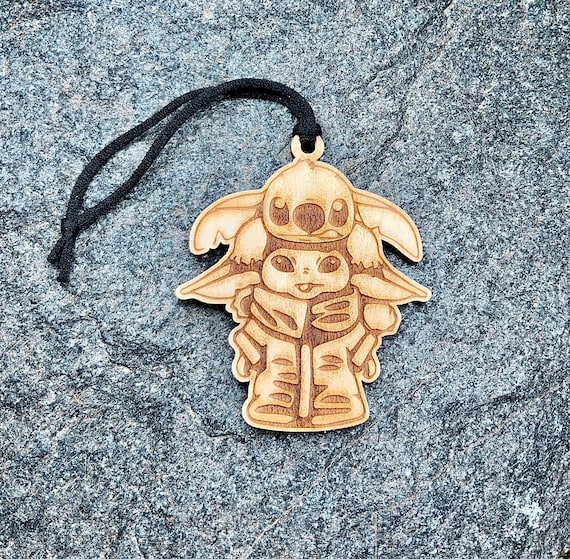 Dog and Baby Green Alien Inspired Car Air Freshener - Etsy