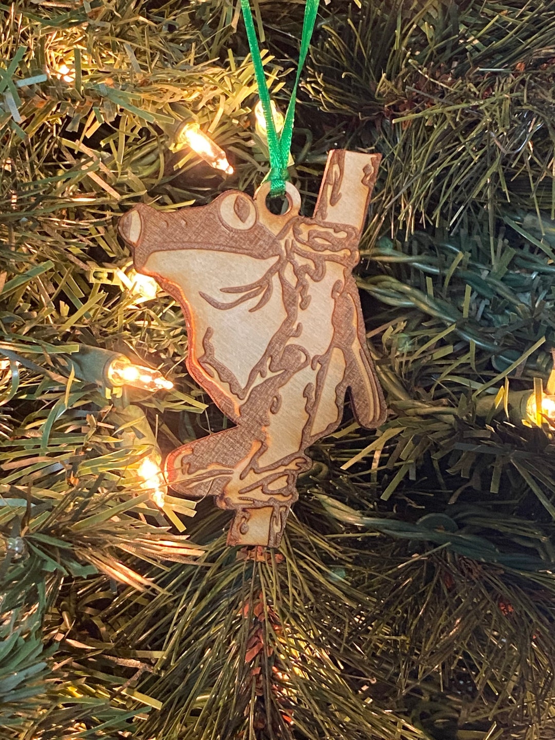 Tree Frog Ornament - Etsy