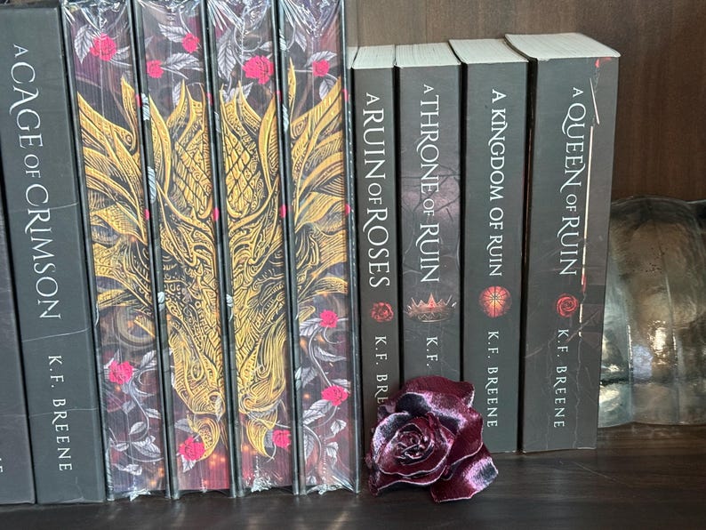 Silky Rose 3D Printed Bookshelf Decor Trial of Sun Queen Ruin of Roses ...