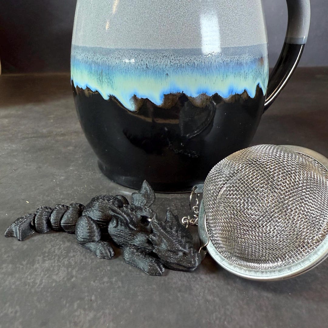 Cute Sleeping Dragon Dinosaur 3D Tea Buddy Loose Leaf Tea Infuser - Etsy