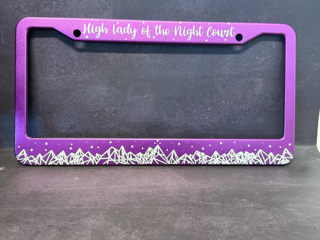 City of Starlight Veleris Inspired License Plate Cover ACOTAR High Lady ...