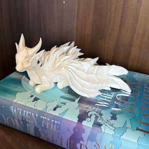 White Dragon Moonplume When the Moon Hatched Inspired Three-d Printed ...