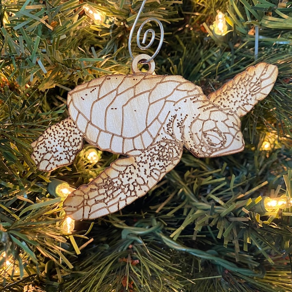 Sea Turtle Ornament - Etsy